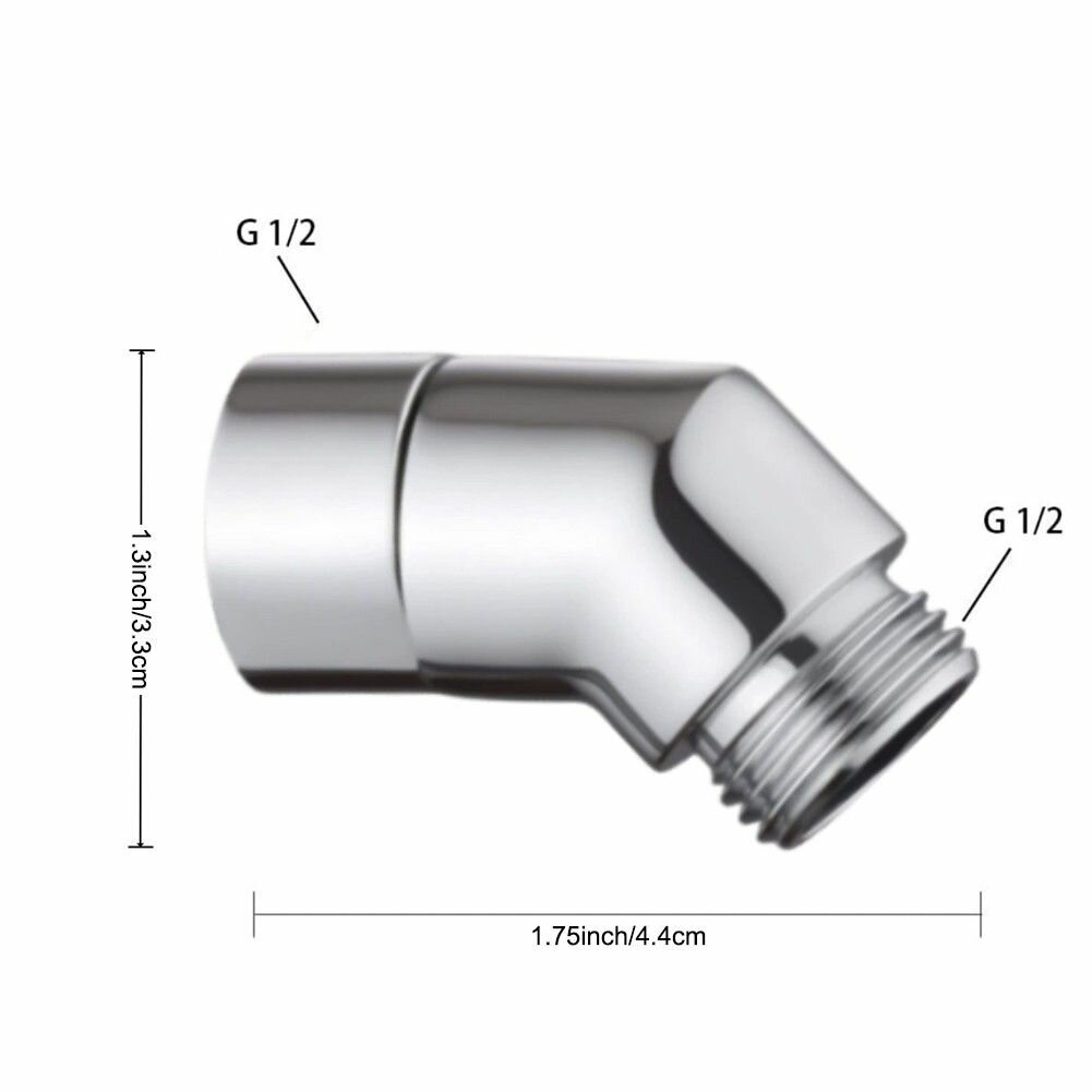 OZ-EVEA Абсолютно новый адаптер для душевой головки для ручного душа, душевая лейка, верхний распылитель, 135 градусов, аксессуары для ванной комнаты