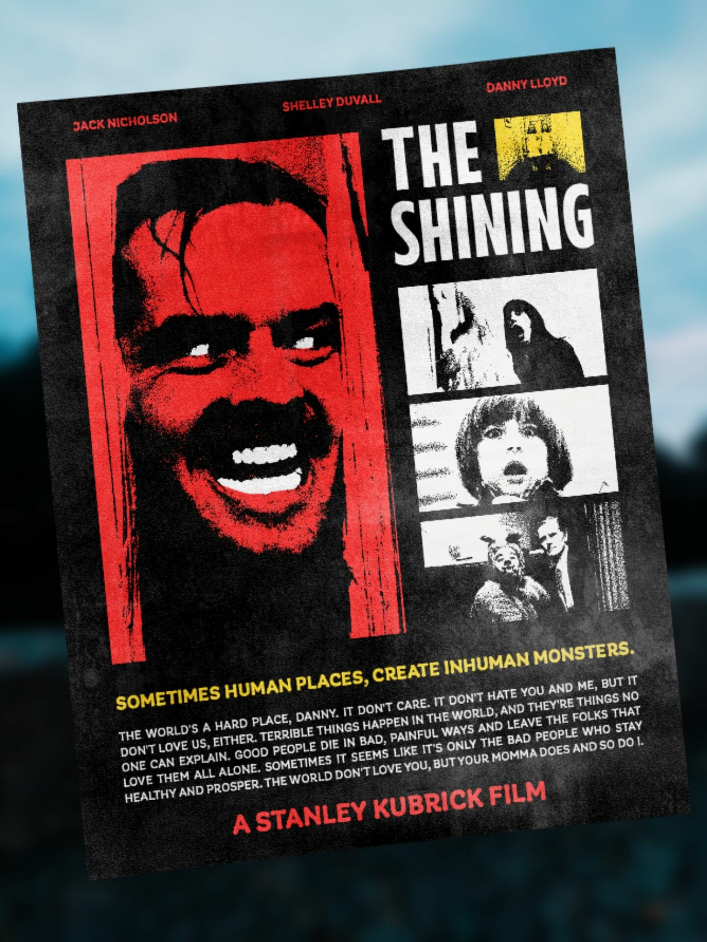 Постер pinterest "Сияние", 29.7х42см, А3, глянцевый