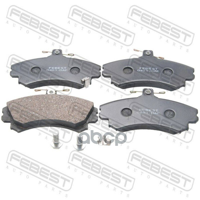 Колодки тормозные передние комплект MITSUBISHI CARISMA DA1-6A 1995.05-2003.12 [EUR] Febest арт. 0401-DAF