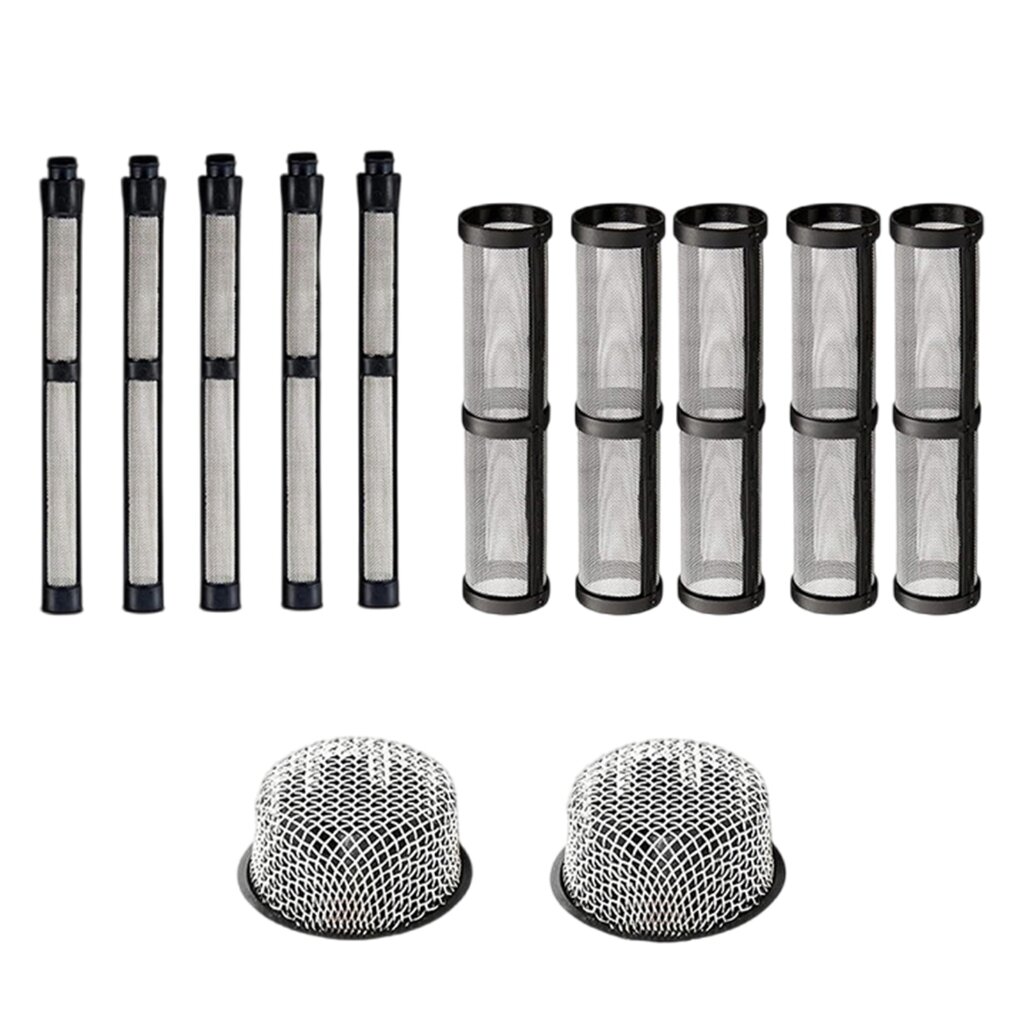 246385 246384 287032 Комплект сменных фильтров для безвоздушных распылителей 390 395 490 495 495 595 3400 Комплект сетчатых фильтров для соломинок