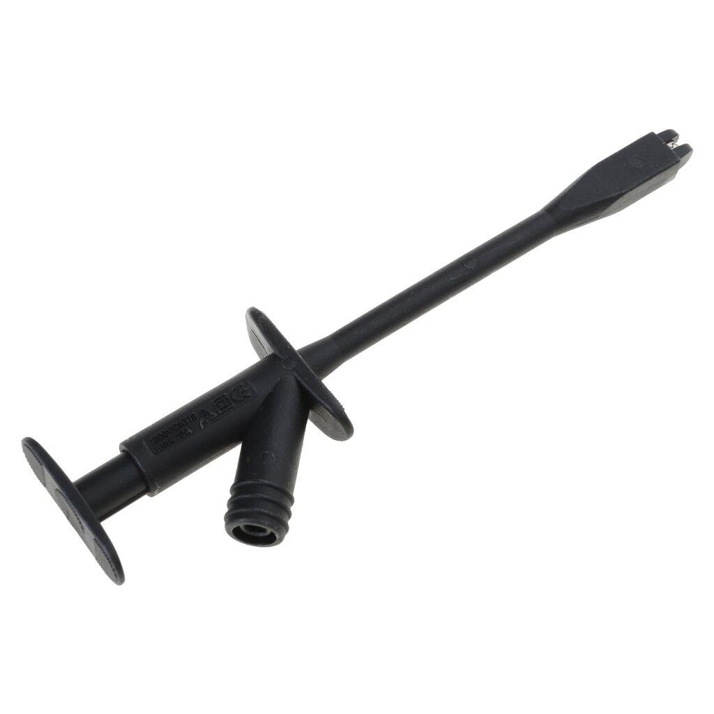 Многофункциональный изолированный жесткий стержень зажим-крокодил с гнездом типа «банан» 4 мм, универсальный инструмент для электрических испытаний