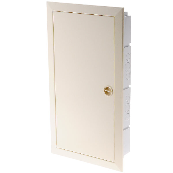 Бокс встраиваемый на 36 модулей с клеммником и металлической дверцей IP40 68136МБЖ Рувинил