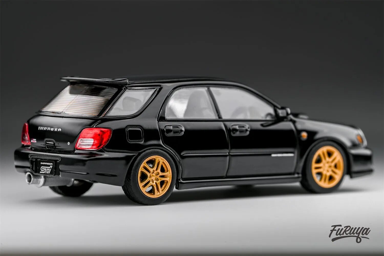 Furuya 1:64 SUBARU Impreza WRX STi 7 Легковая модель автомобиля