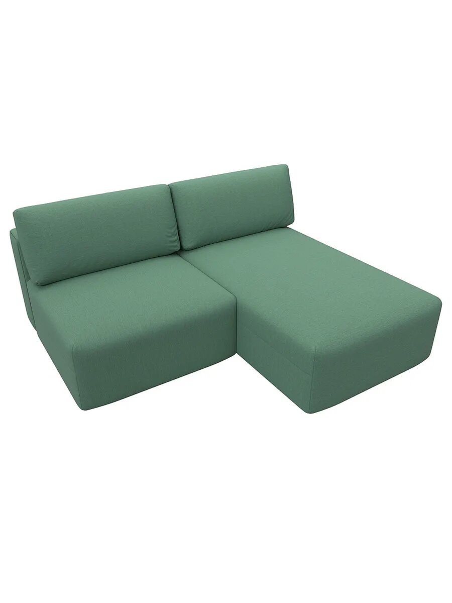 Диван модульный угловой Лего, с ящиком для белья, универсальный угол, рогожка