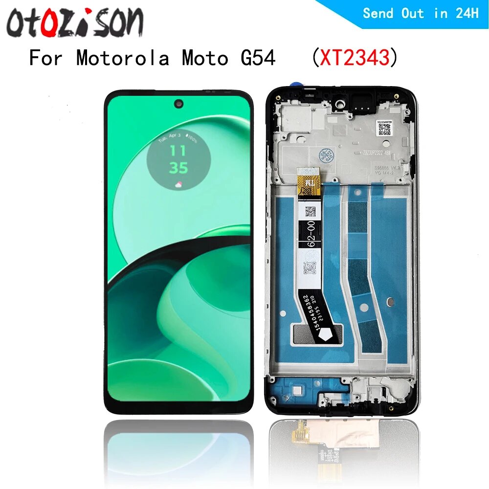 6,5-дюймовый IPS-дисплей для Motorola Moto G54 5G XT2343-1, XT2343-2, ЖК-экран, With Black Frame