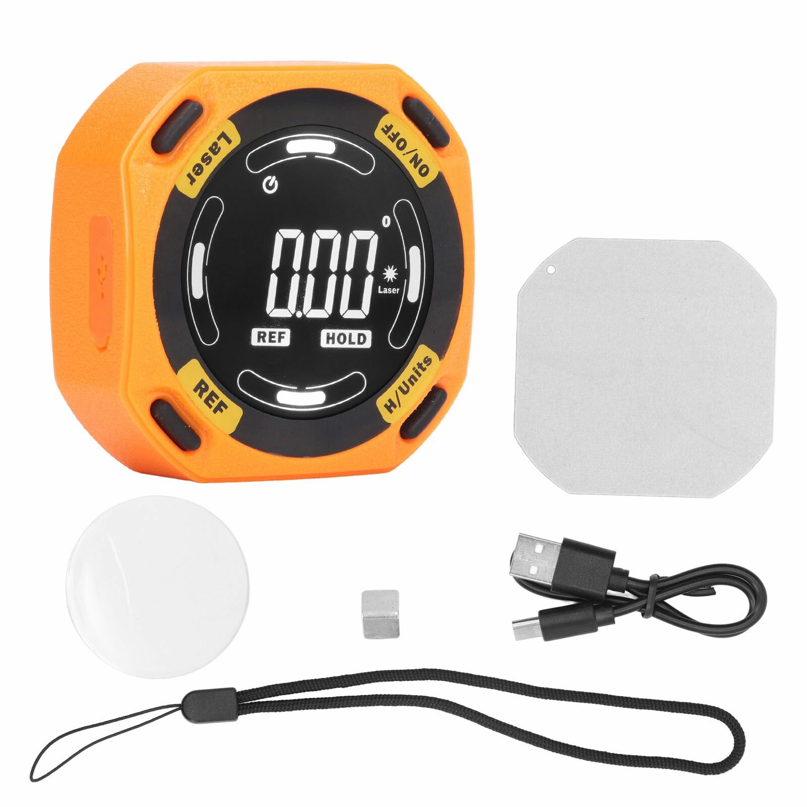 Цифровой лазерный инклинометр с магнитным основанием