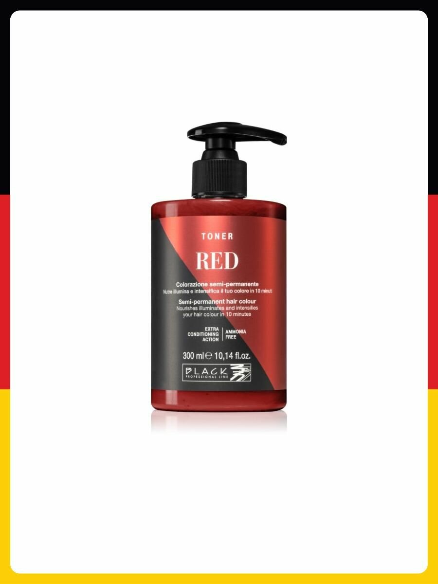 Средство тонирующее Black Professional Line Toner for natural shades Red, 300 мл