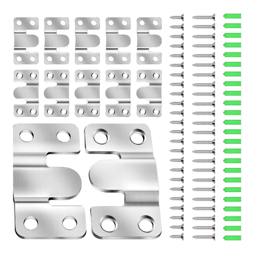 Набор из 12 предметов, сверхпрочный крючок для фоторамки, горная пряжка из нержавеющей стали с винтовой расширительной трубкой