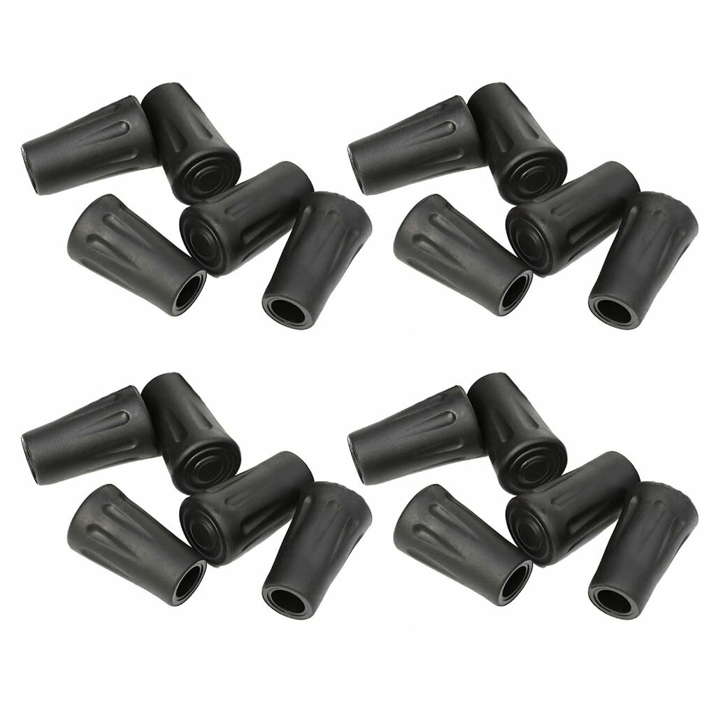 20-дюймовые защитные чехлы для походных палок, Прочная резиновая накладка для ходьбы