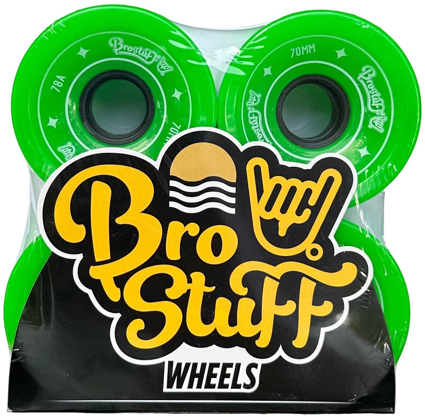 Bro Stuff yellow 70x50 мм 78A