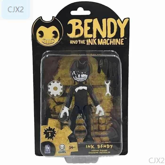 Фигурки бенди и чернильная машина/Bendy and the Ink Machine/Черно-белая статуя Бенди-CJX2