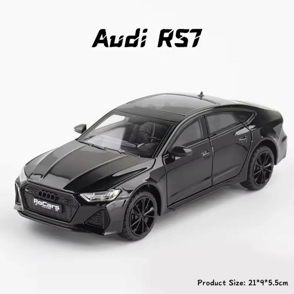 Металлическая модель RS7 1:24 с подсветкой