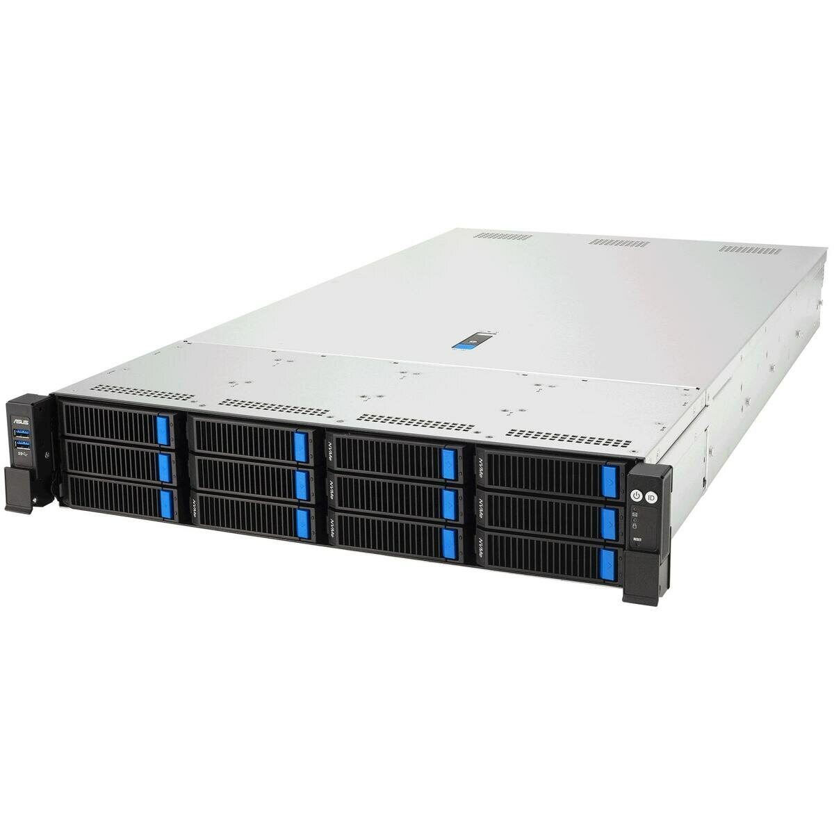 ASUS 2U RS720-E12-RS12U <90SF03T1-M000F0> (LGA4710, 5xPCI-E, 12xHS NVMe, noLAN, 32DDR5,2700W HS)