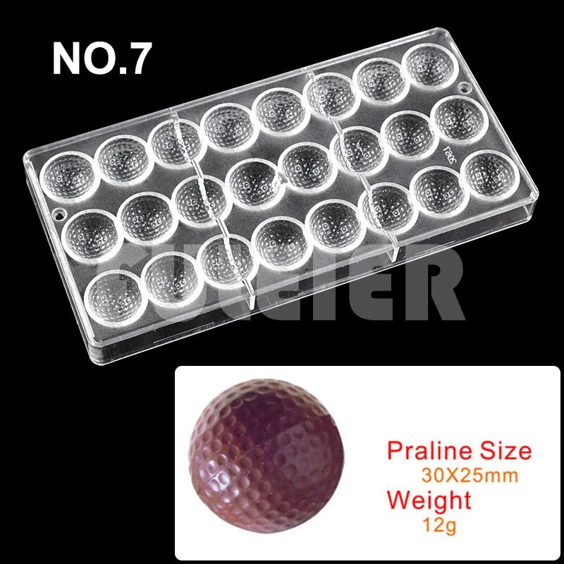 Поликарбонатная форма для шоколада fuleier NO.7