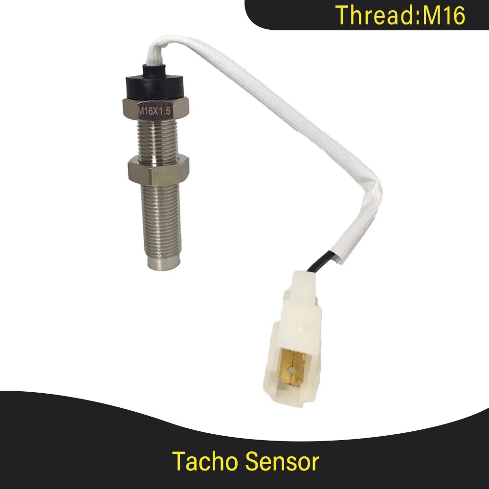 Тахометр M16x1.5, с подсветкой, для лодки, авто