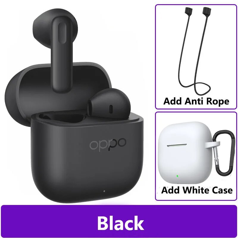 OPPO Enco Air 4 беспроводные наушники Black n White Case