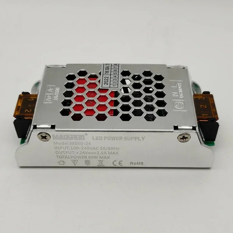 Трансформатор светодиодной ленты MS60-12/24 60W