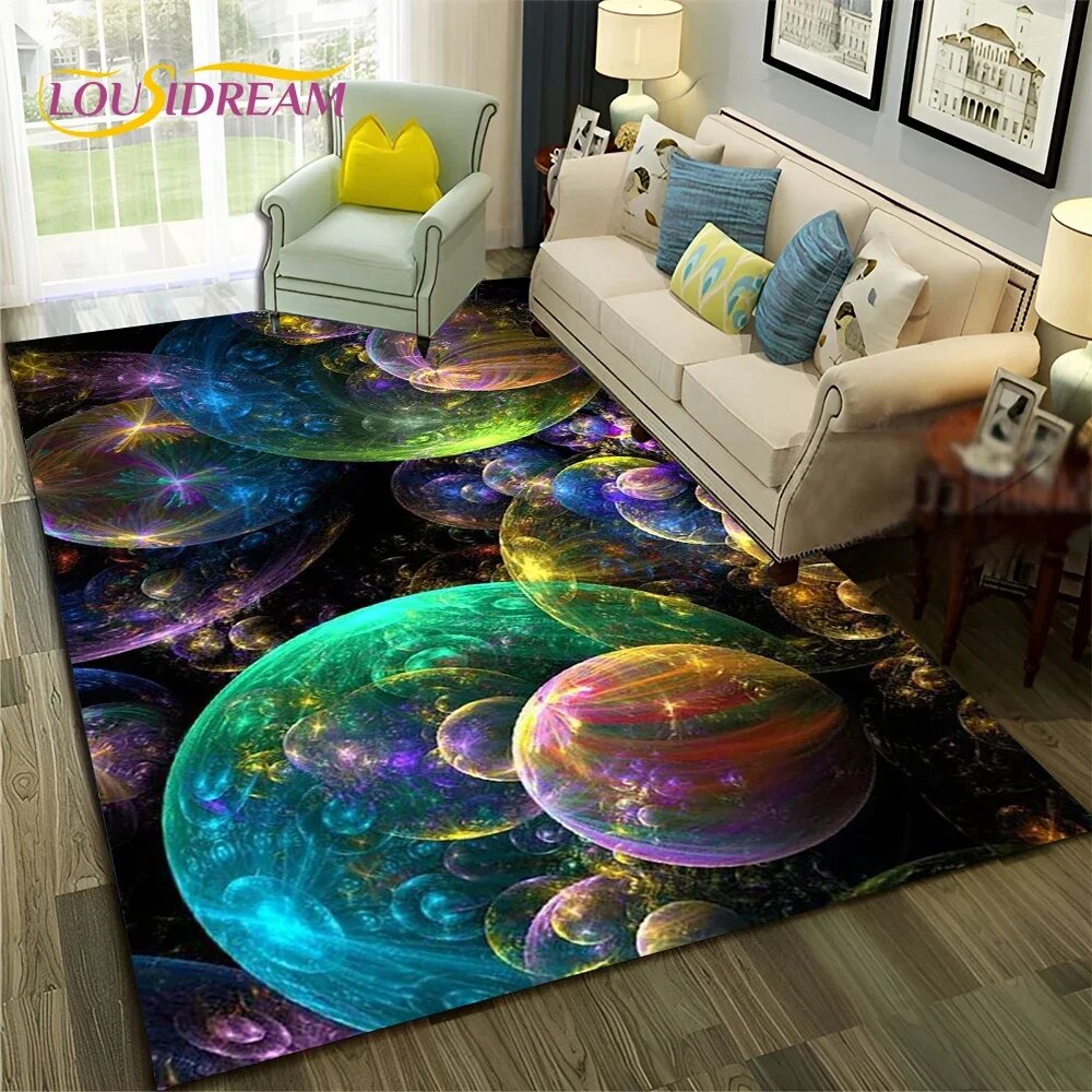 Коврик 40x60см Galaxy Planet Star 3D, цвет 21