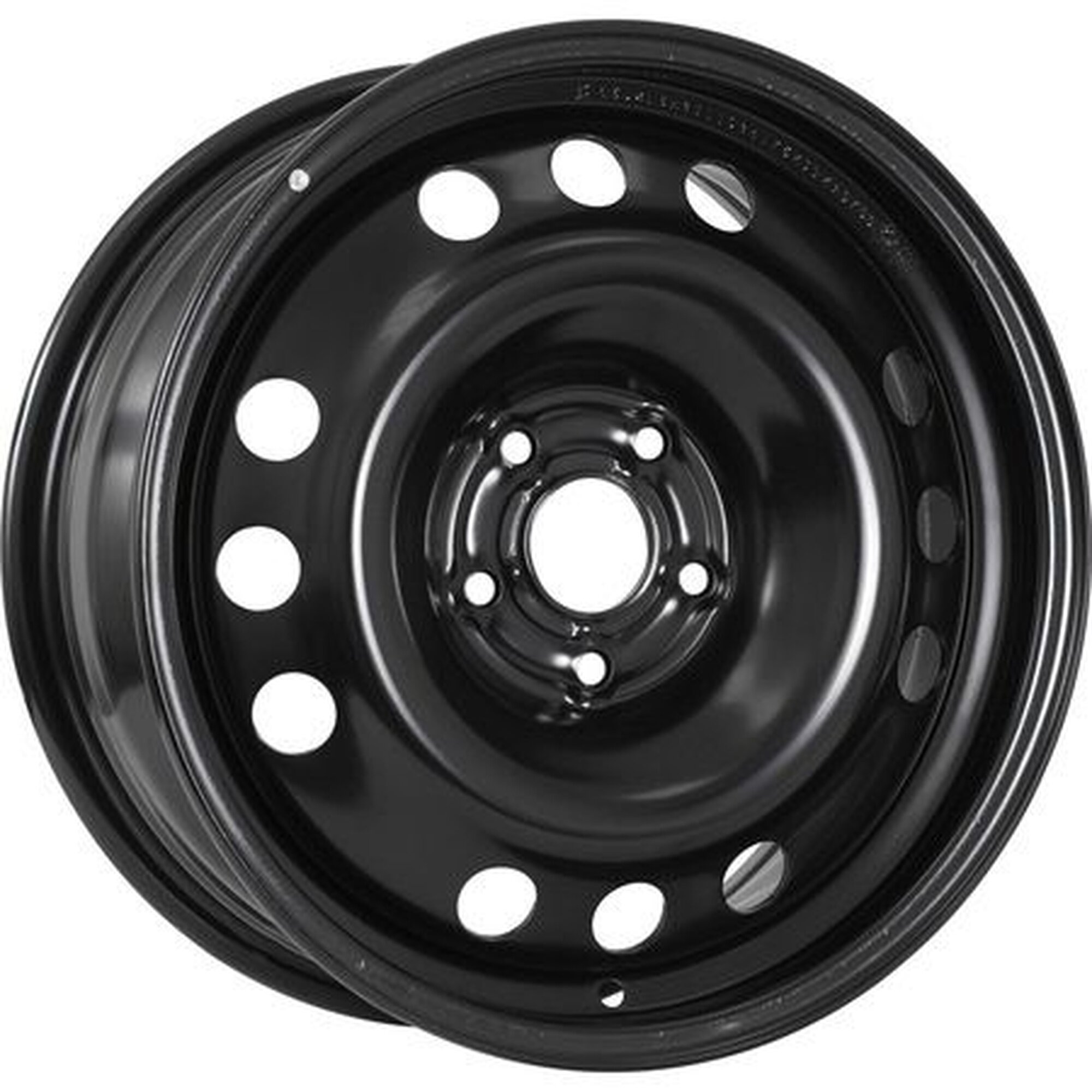 Колесный штампованный диск Евразиа тапо 75Z39Z R16x6.5 5x105 ET39 CB56.6 Black