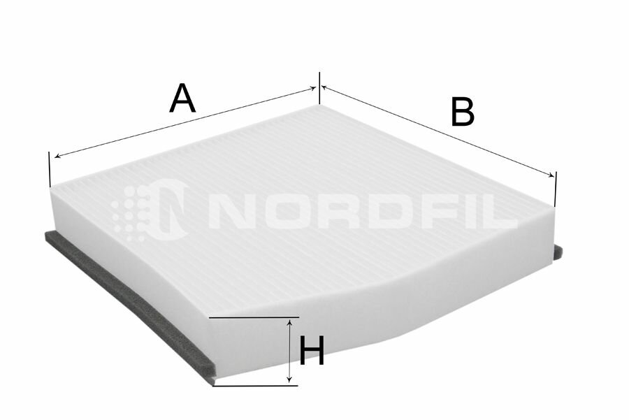 NORDFIL Фильтр салона для MERCEDES-BENZ A-CLASS (W176) B-CLASS (W246 + W242) CLA (C117) GLA-Class (X156) Inf