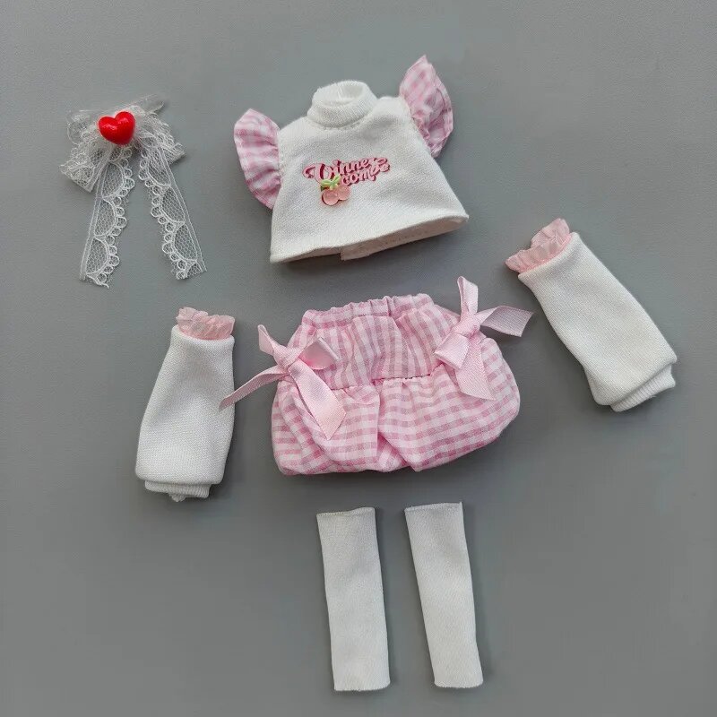 Зимняя одежда для кукол BJD 30 см Aitoyya Розовый, YH-13