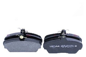 Колодка тормозная для а/м ГазЕЛЬ, Волга передняя (LECAR) (4 шт.)