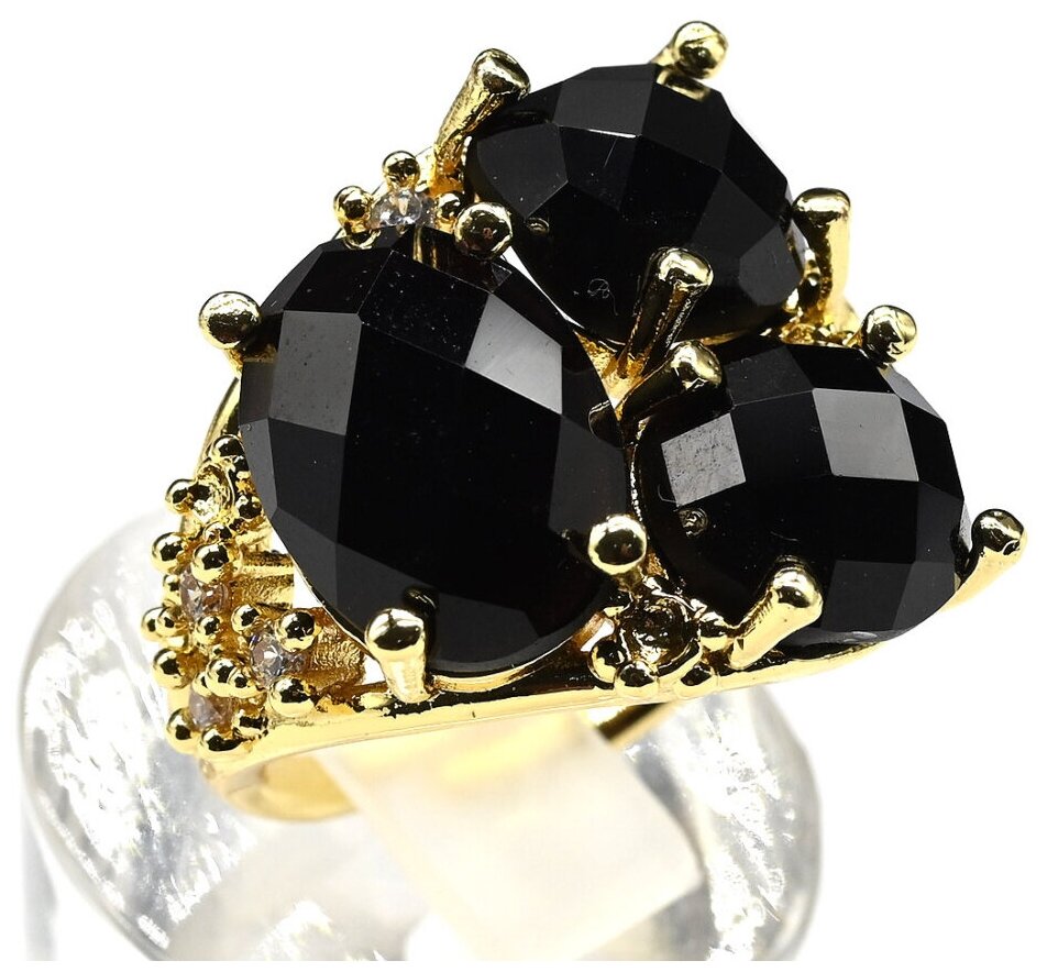 Кольцо, агат синтетический, агат