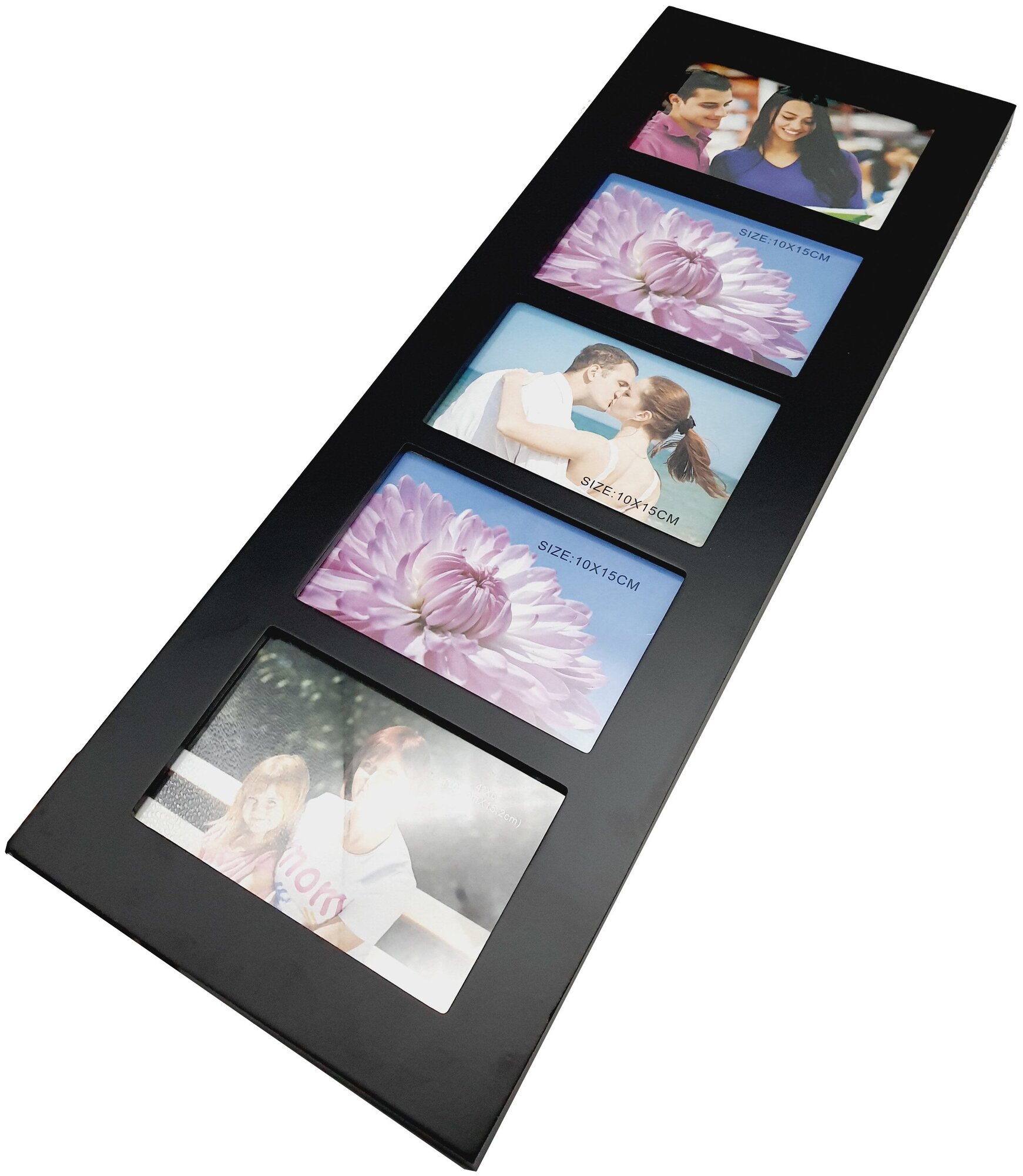 Фоторамка настенная (58*21*2см) Кинопленка на 5 фото 9х15см Дерево