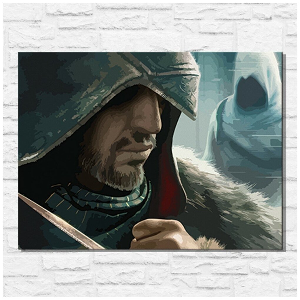 Картина по номерам на холсте игра Assassin's Creed Revelations - 11559 Г 30x40