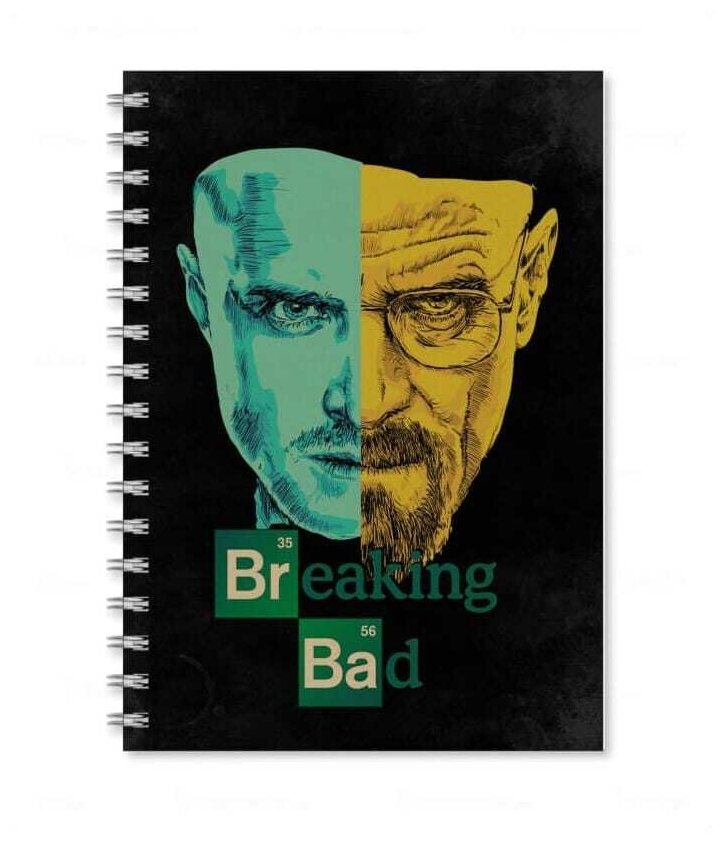 Тетрадь MIGOM формата А5, с принтом "Во все тяжкие" - 8