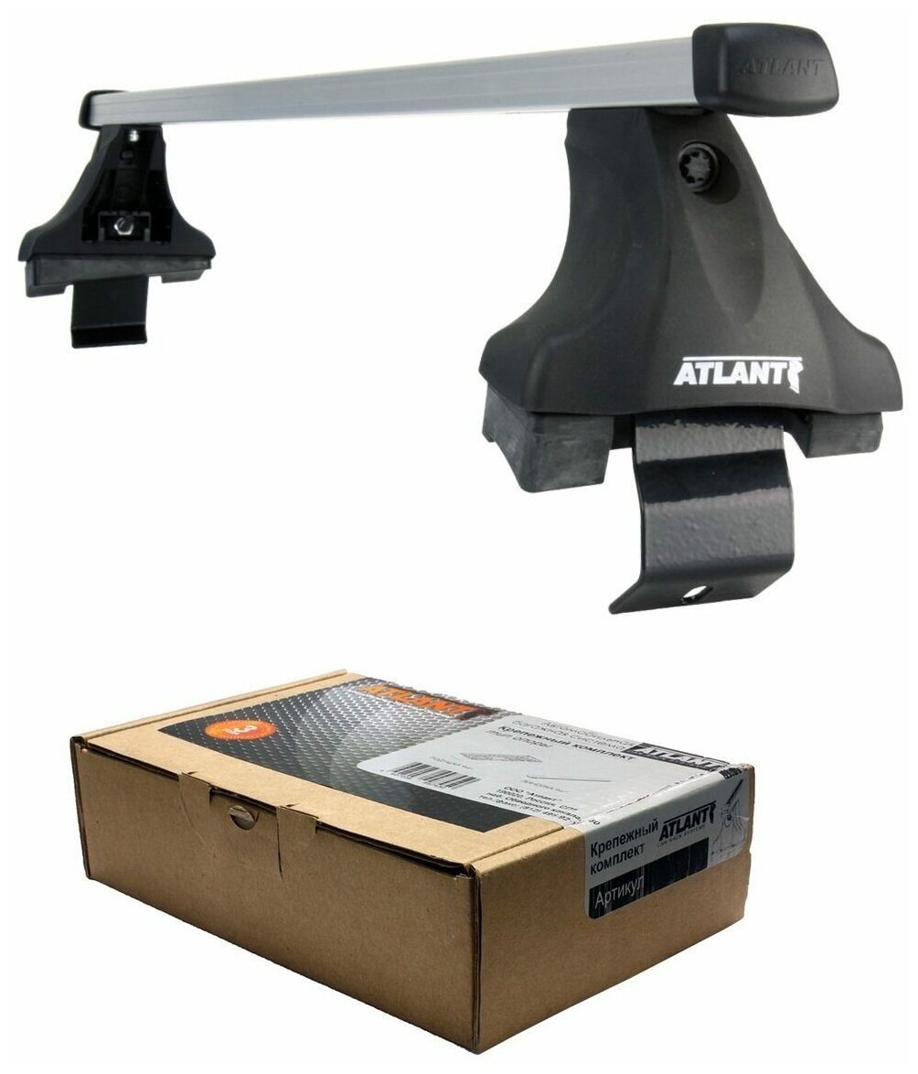 Багажник Atlant (Атлант) для Great Wall Hover H3 5-дв. внедорожник 2010-н. в. (прямоугольная дуга) Арт. 7001+8725+7022