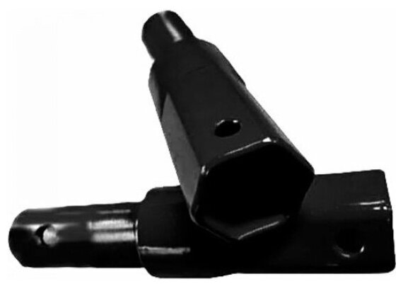 Удлинители колесных осей Huter для МК-7000 , МК-7500 , МК-8000 (шестигранник d 23*23*185) (комп. 2 шт.) , 71/3/50