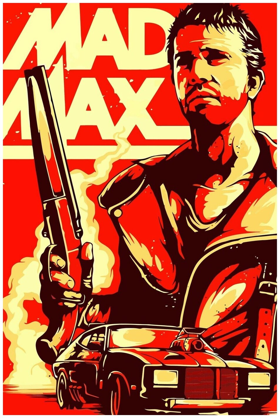 Картина по номерам на холсте безумный макс апокалипсис - 5 40X60