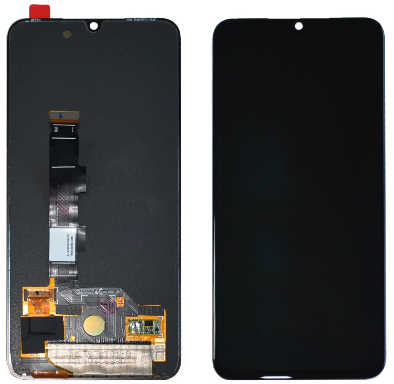 Дисплей (экран) в сборе с тачскрином для Xiaomi Mi 9 SE черный (TFT-совместимый, без сканера отпечатка пальца) / 2340x1080