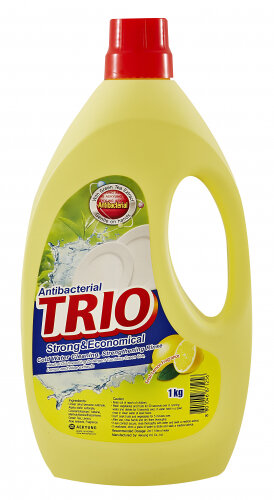 Средство для мытья посуды Aekyung KERASYS TRIO Антибактериальное Лимон, 1 л