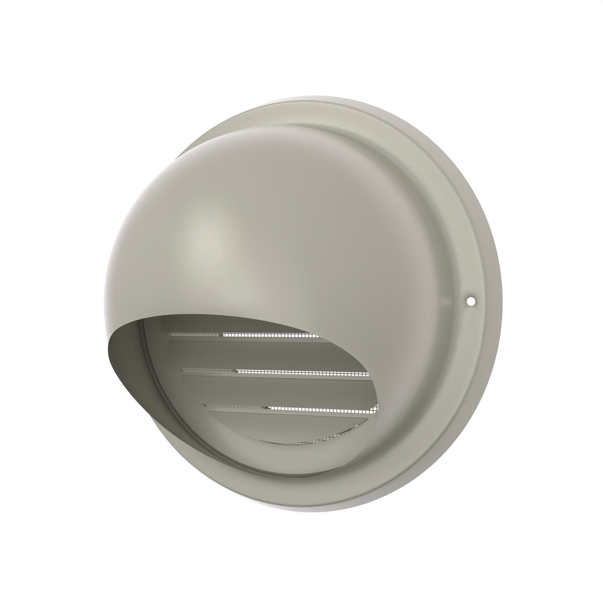 Выход стенной металлический D150 мм RAL7032 галечный серый матовый