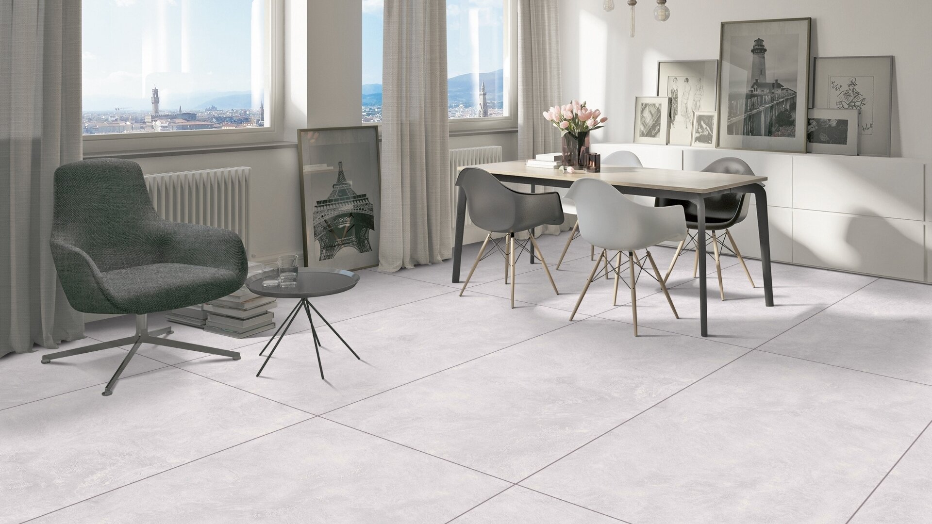 Керамогранит Neodom Evoque Bianco Carving 60x120 N20428 под камень матовая Глазурованная, Износостойкая, Морозостойкая, морозостойкая