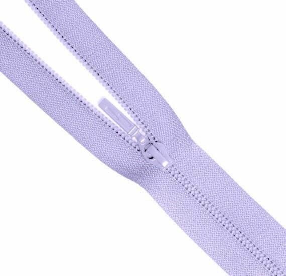 Молния пластиковая прошивная ТРК-3 Я 70 см (светло-сиреневый 268) с 1 замком / Швейная разъемная молния трактор 1 шт
