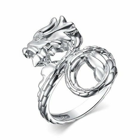 Кольцо, серебро, 925 проба, фианит