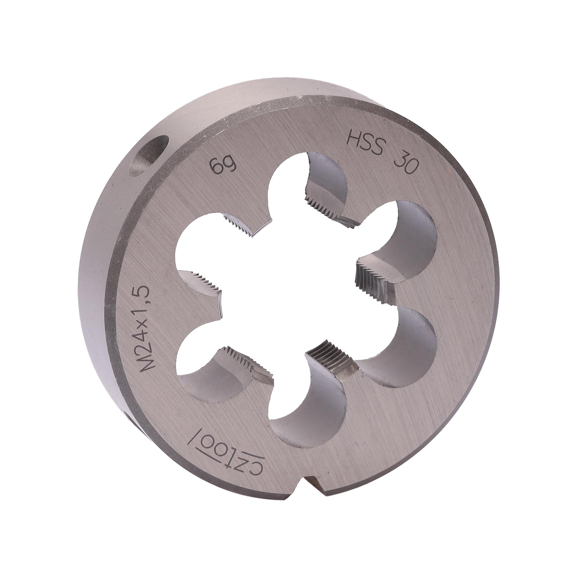 Плашка М24х1,5 DINEN22568 HSS 6g 55х16мм Bucovice(CzTool) 240242