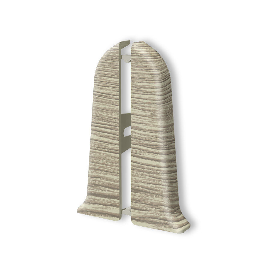 Заглушка для плинтуса IDEAL Классик-70мм - 229 Дуб латте, 2шт