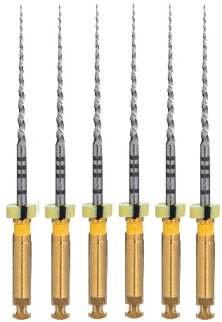 Ultratapers Engine F1, 21мм, машинные файлы, никель-титан, 6 шт. Eurofile