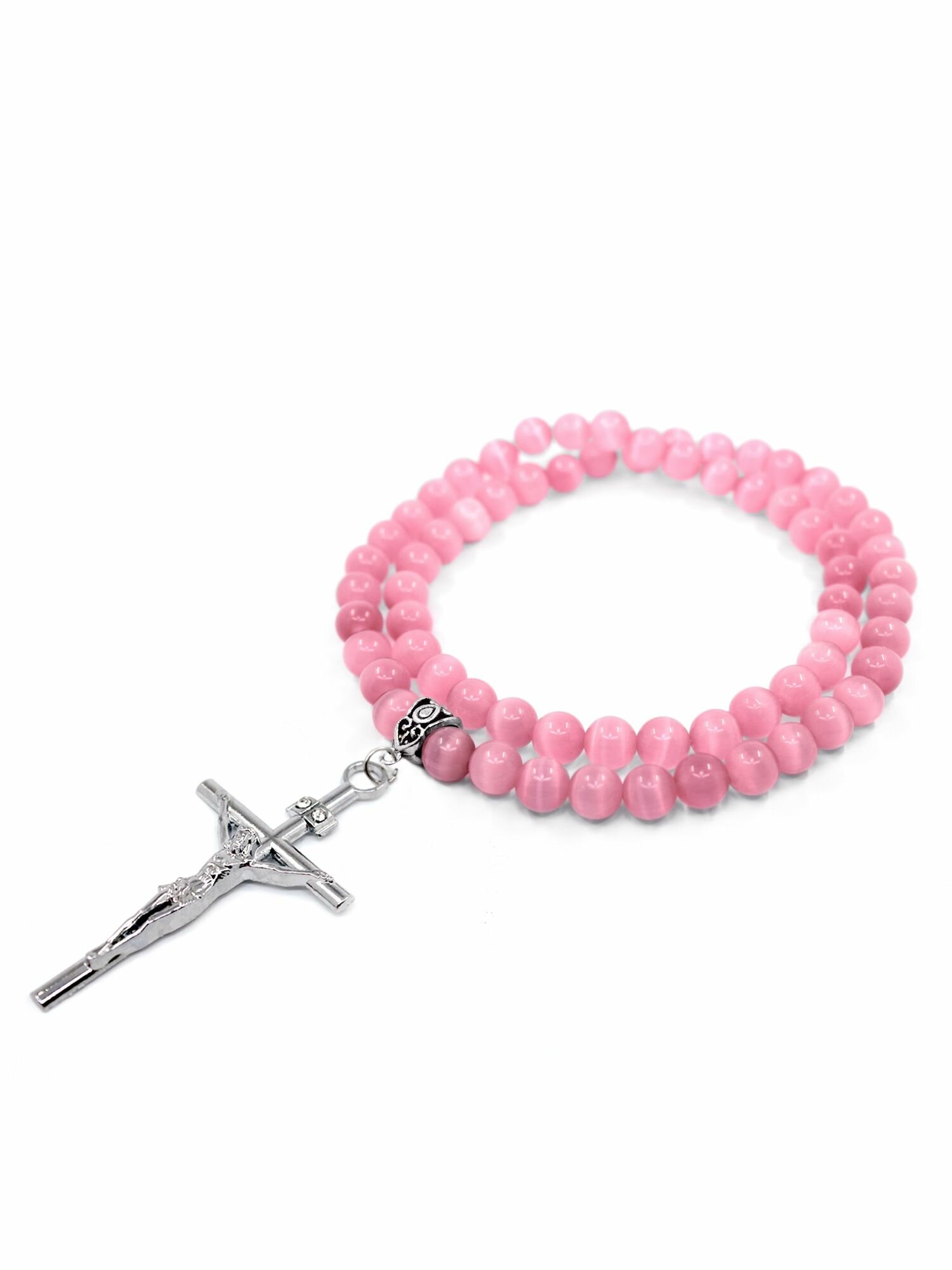 Бусы, кошачий глаз