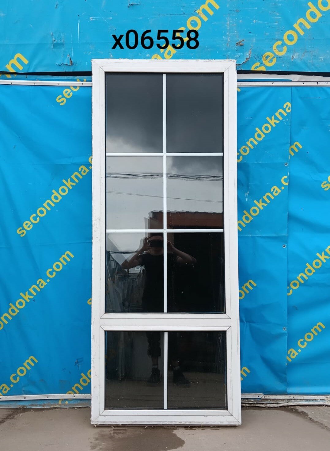 Пластиковое окно Б/У 2060(в) 1550 об х 830(ш)