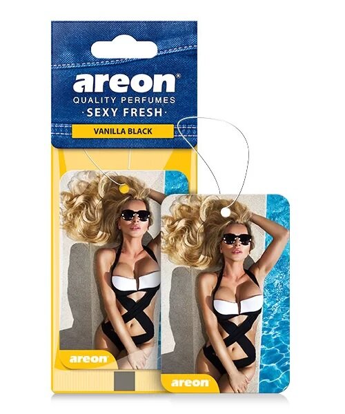 Ароматизатор Areon Sexy Fresh Vanilla Black ваниль блэк