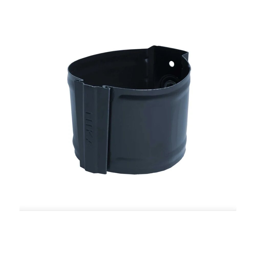 Круглый держатель трубы NIKA RAL 7024 серый, кирпич В0000020429