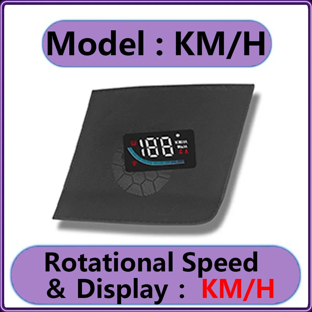 ZJCGO скрытый HUD проектор автомобильный проектор Plug and Play дисплей скорости вращения для KMH