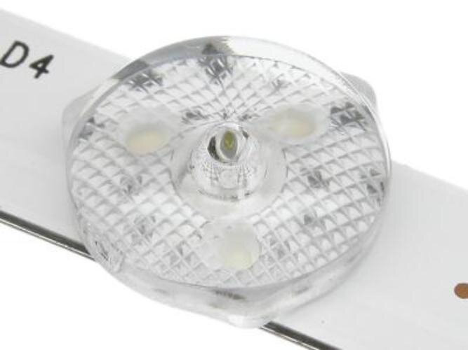 Комплект светодиодной подсветки DLED43HD 3X8 (3 планки по 813 мм 8 линз)