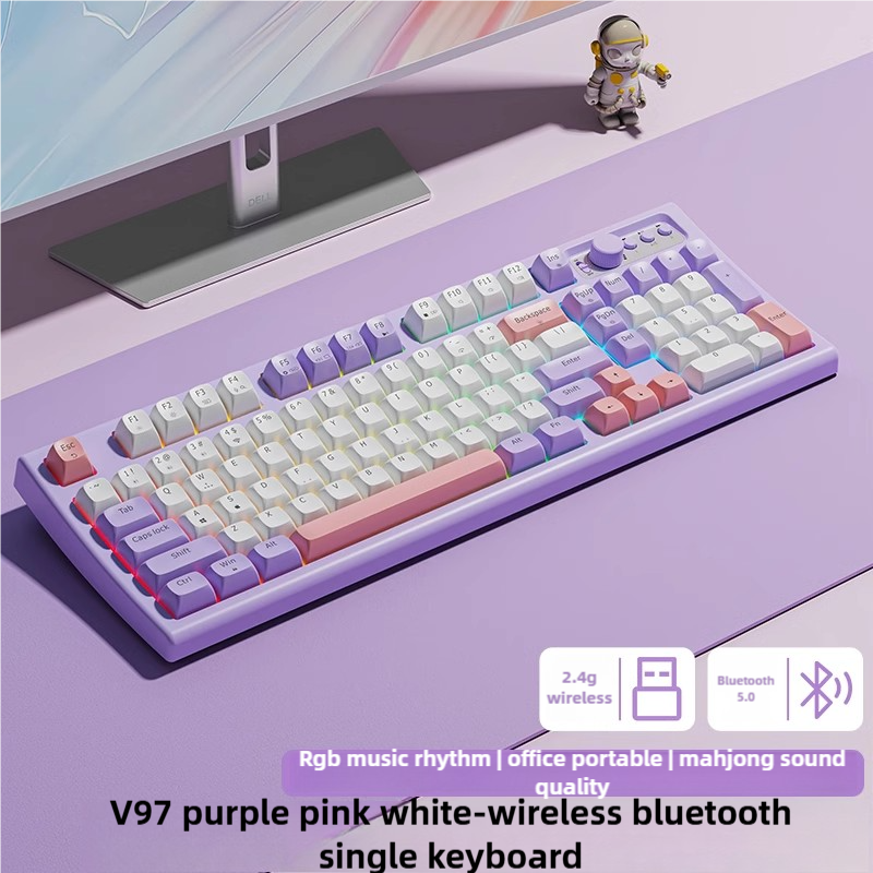 Беспроводная клавиатура EWEADN V97 Возможность подключения Bluetooth Wireless 2.4G