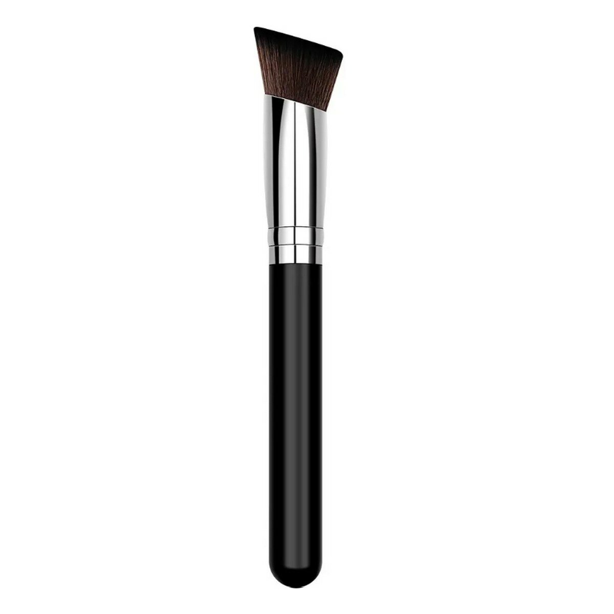 Kristaller Профессиональная треугольная кисть для макияжа средняя / Beauty Brush, черный